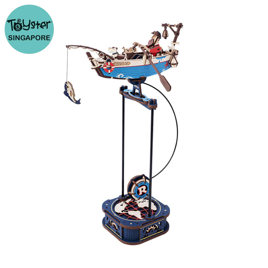 Robotime ROKR Ocean Fisher DIY Pendulum Toy 3D Puzzle MCD02 - TOYSTER – Toyster Singapore