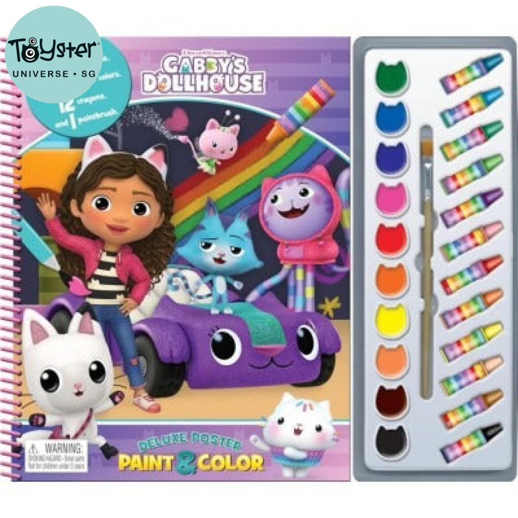 Deluxe Poster Paint & Colour : Gabby's Dollhouses - TOYSTER – Toyster ...