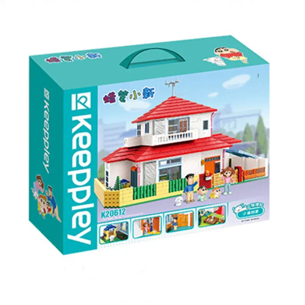 Keeppley Crayon Shin-chan Building Block Nohara Shinnosuke's House ...