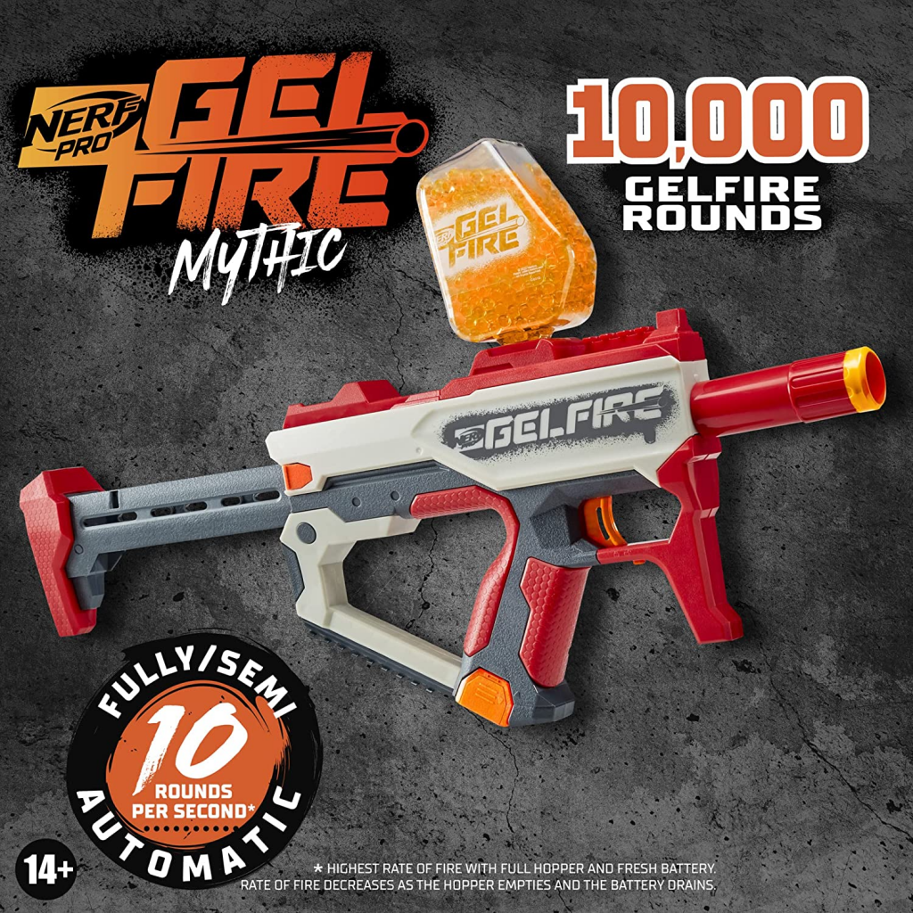 NERF Pro Gelfire Mythic Full Auto Blaster - TOYSTER Singapore – Toyster ...