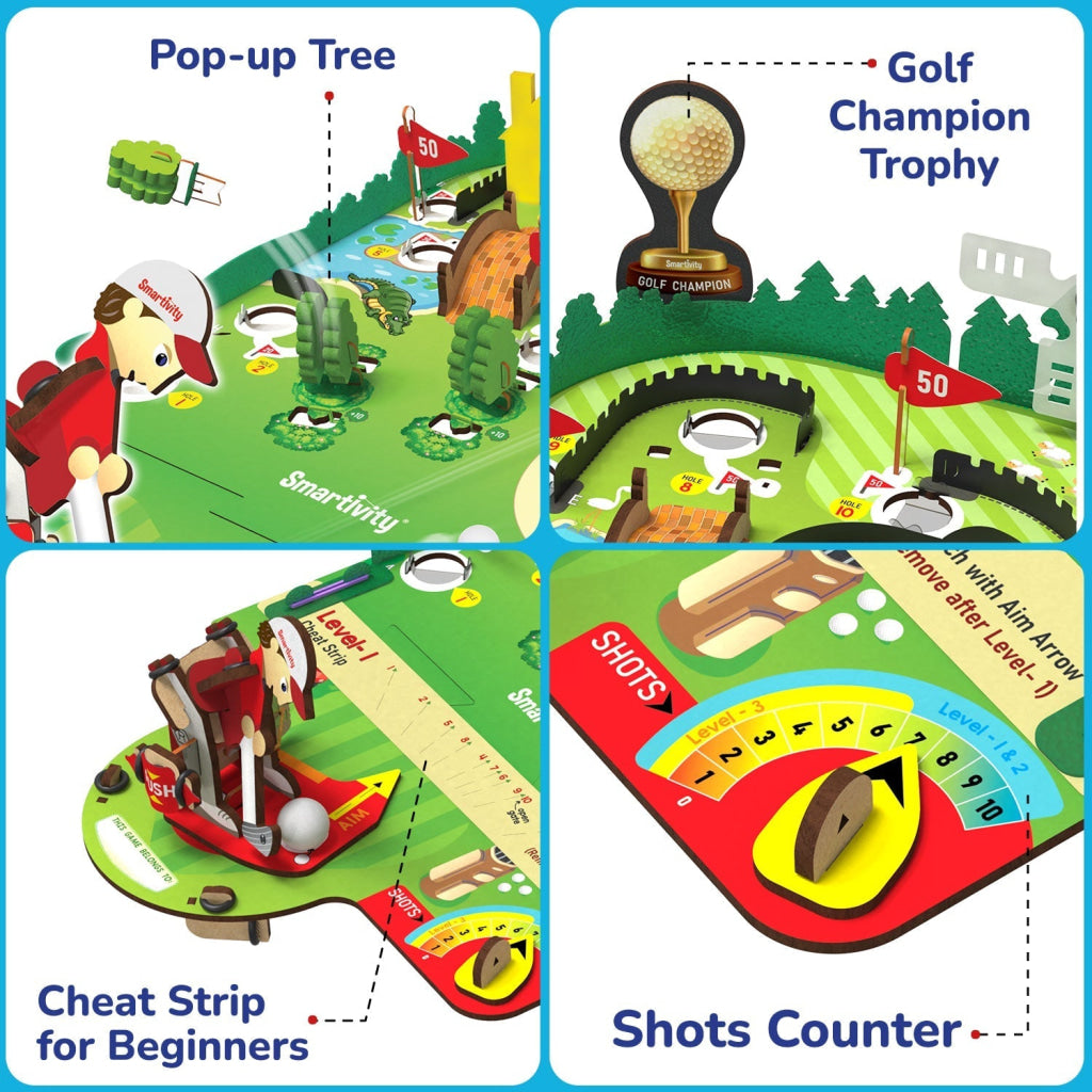 Smartivity Mini Golf DIY STEM Construction Toy – Toyster Universe Singapore